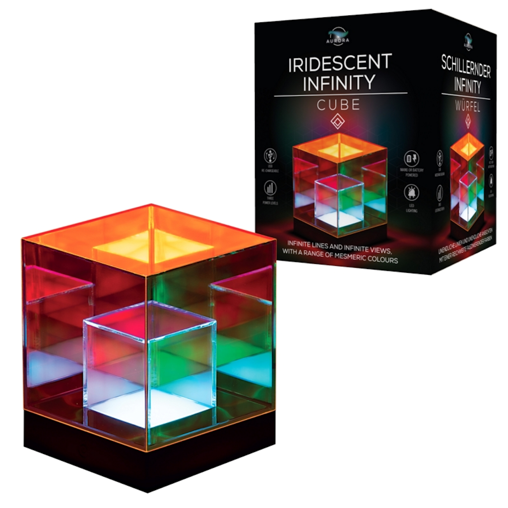Iridescent Infinity Cube Lamp Gift For Kids