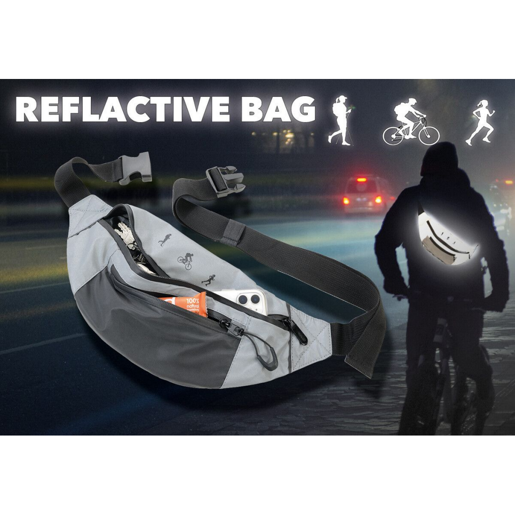 Troika Reflective Belt Bag