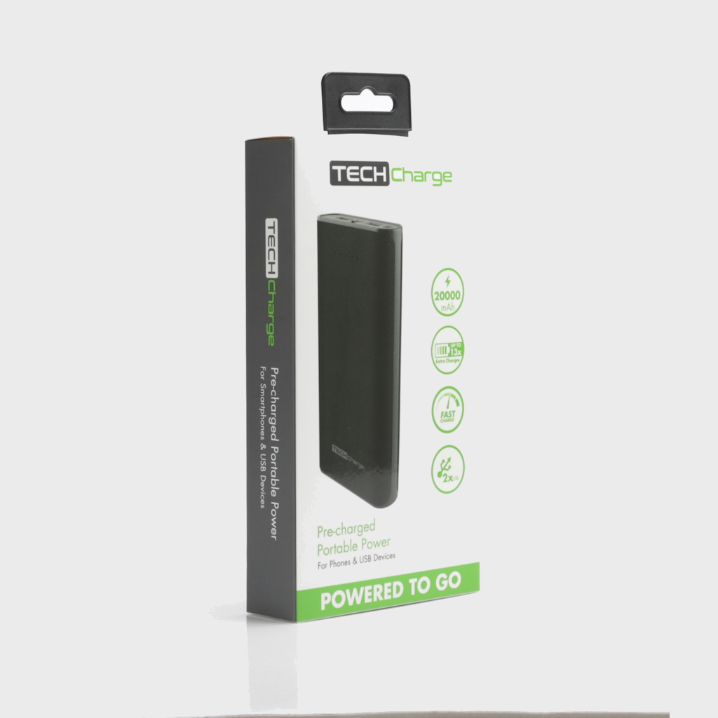 TechCharge Dual USB Port Charger
